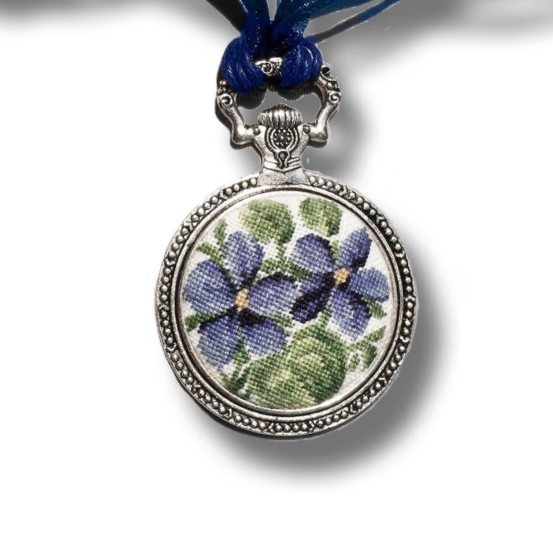 Embroidery Pendant Kit - Etsy