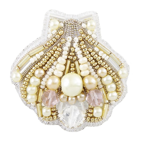 Shell Brooch - Etsy