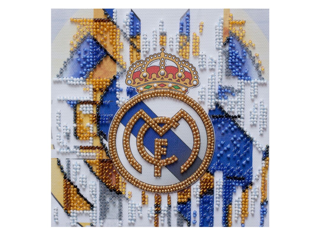 Real Madrid C.F. Bead Embroidery Kit ** FREE SHIPPING Spanish ...