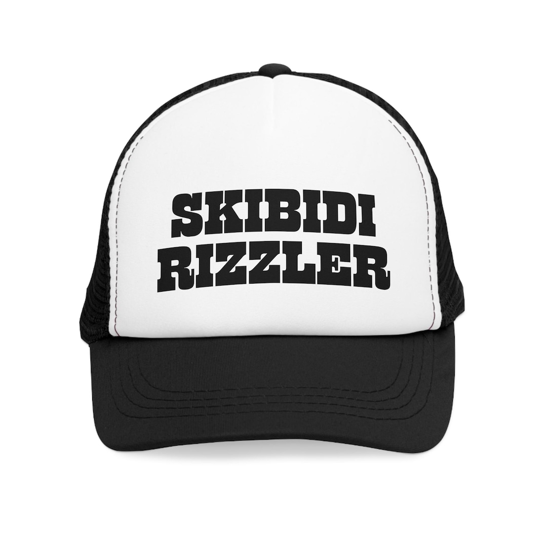 Skibidi Rizzler Trucker Hat | Funny Meme Hat for Sigma Fans | Trendy ...