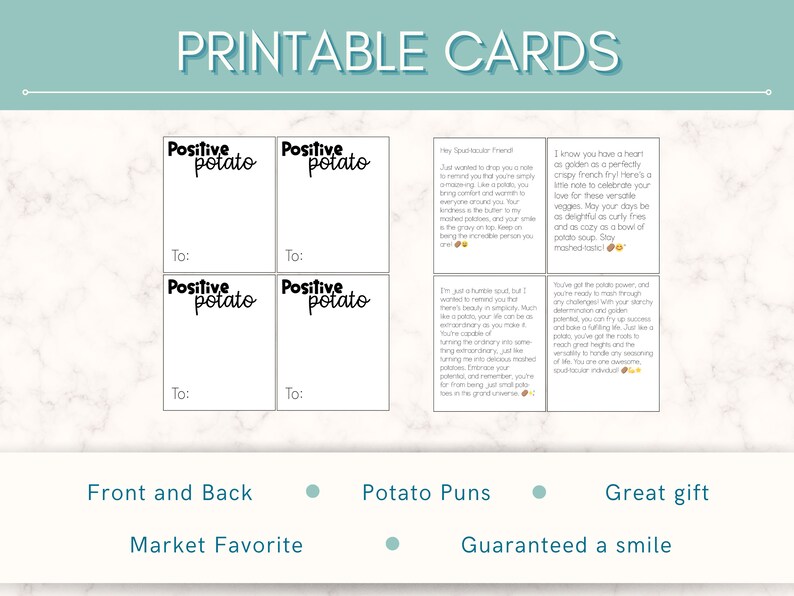 Positive Potato Amigurumi Crochet Pattern With Bonus Printables Digital ...