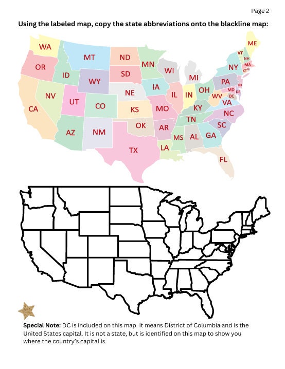 United States Geography Unit Study for Kids 8-14 - Etsy