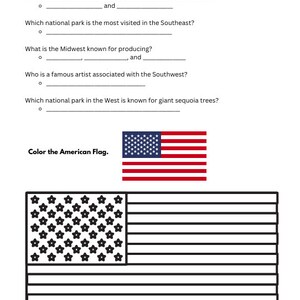 United States Geography Unit Study for Kids 8-14 - Etsy