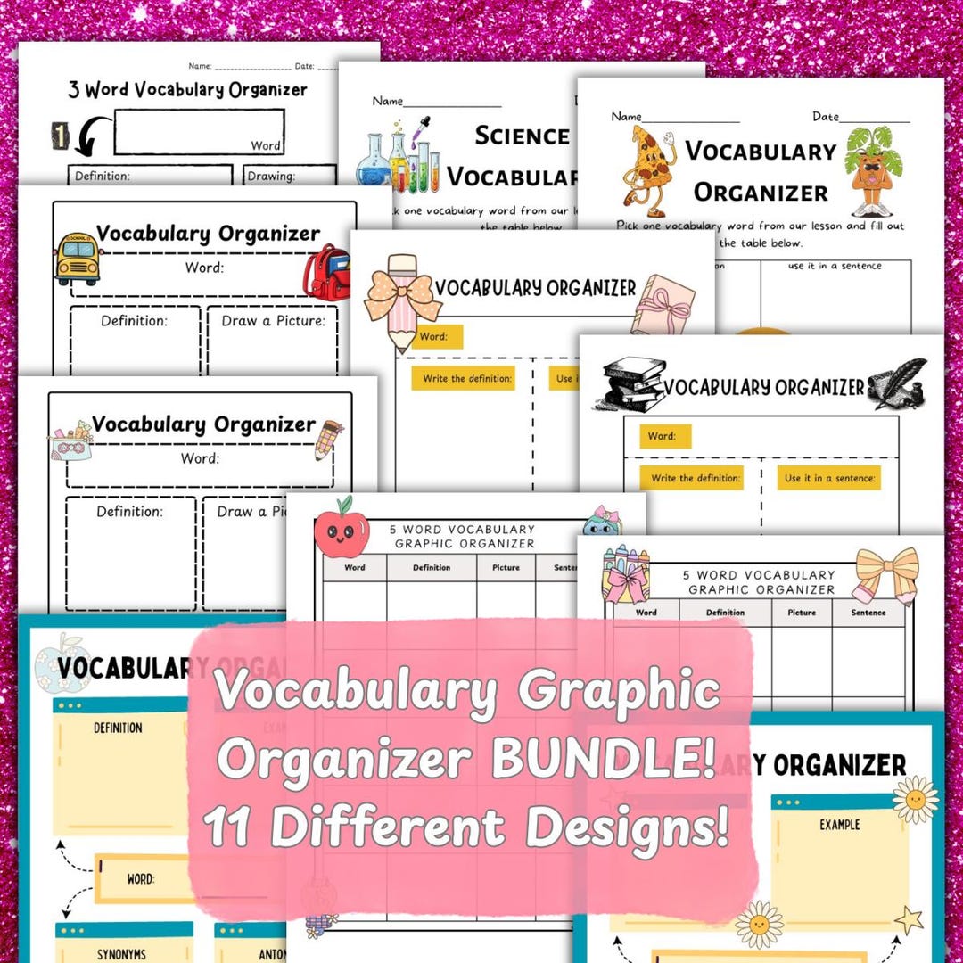 Vocabulary Word Graphic Organizer - Student Definition Worksheet ...