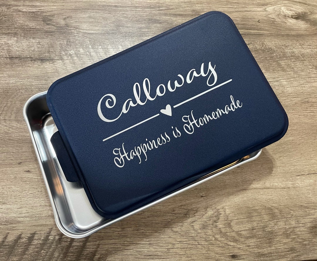 Custom Engraved Cake Pan: 9x13 Personalized Aluminum Casserole Dish ...
