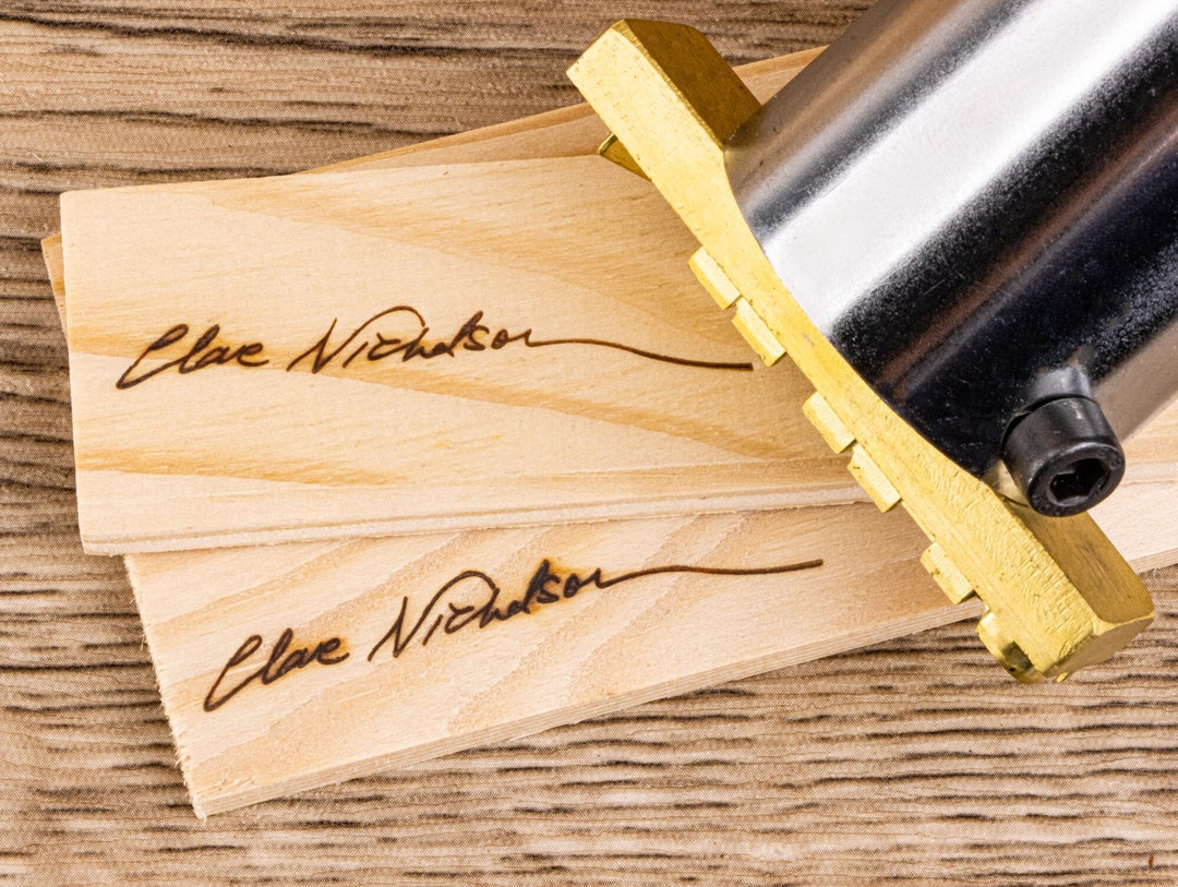 Signature Branding Iron for Woodworks, Branding Iron Custom, Wood ...