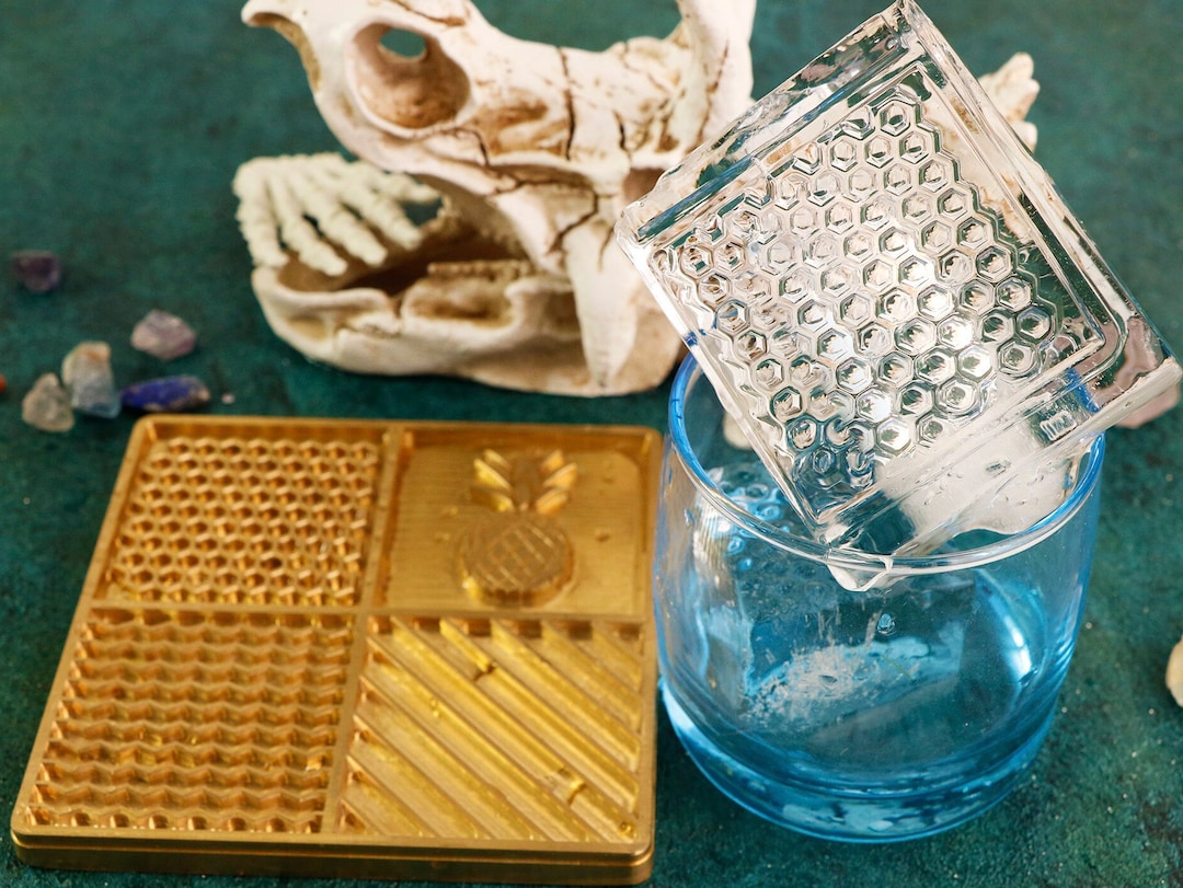 Custom Ice Cube Plate, Personalized Ice Stamp, Ice Plate, Ice Cube ...