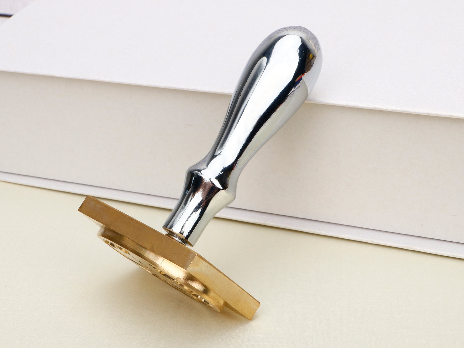 Custom Logo Ice Cube Stamp in Brass Custom Stamp for Ice | Etsy