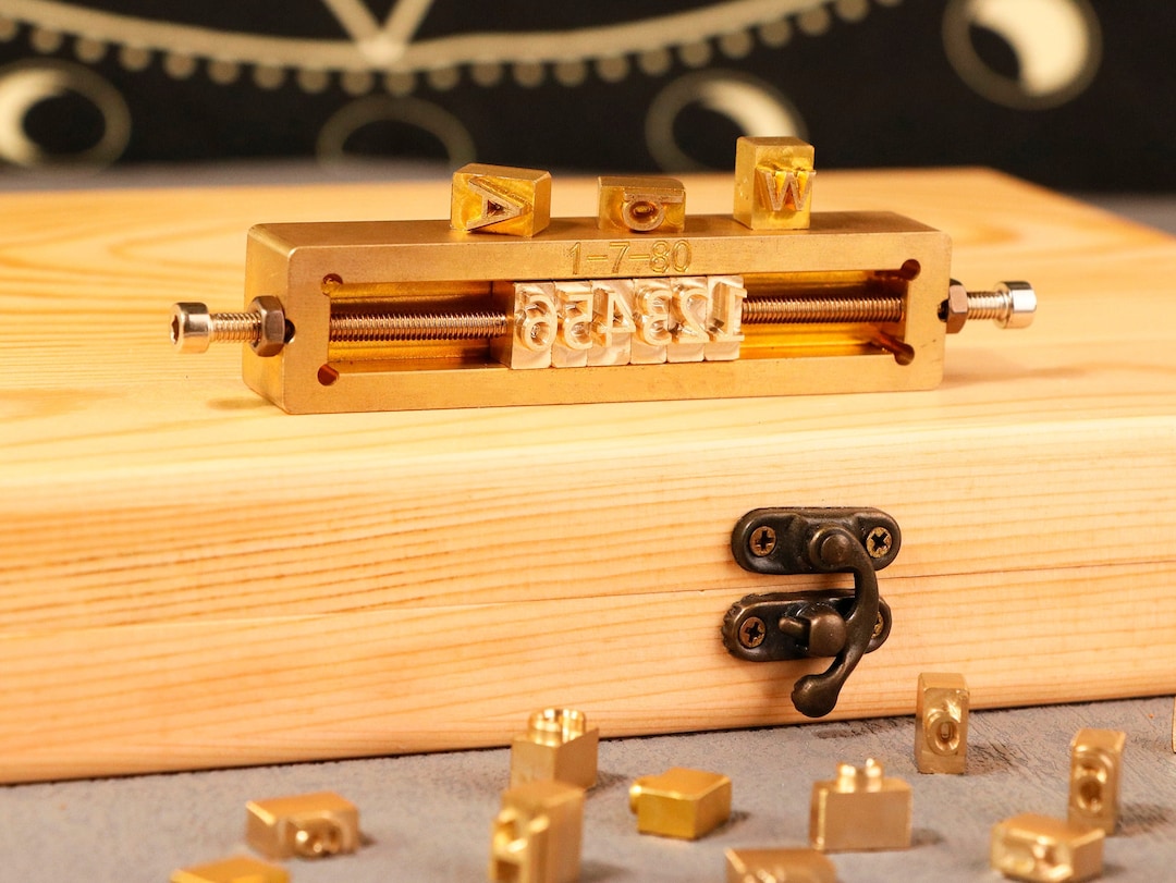 Aa-zz Lether Stamp, Alphabet Metal Stamp, Wood Branding Iron Custom ...