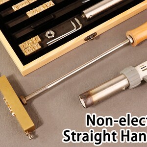 Interchangeable Alphabet Leather Stamp, Custom Branding Iron for Wood ...