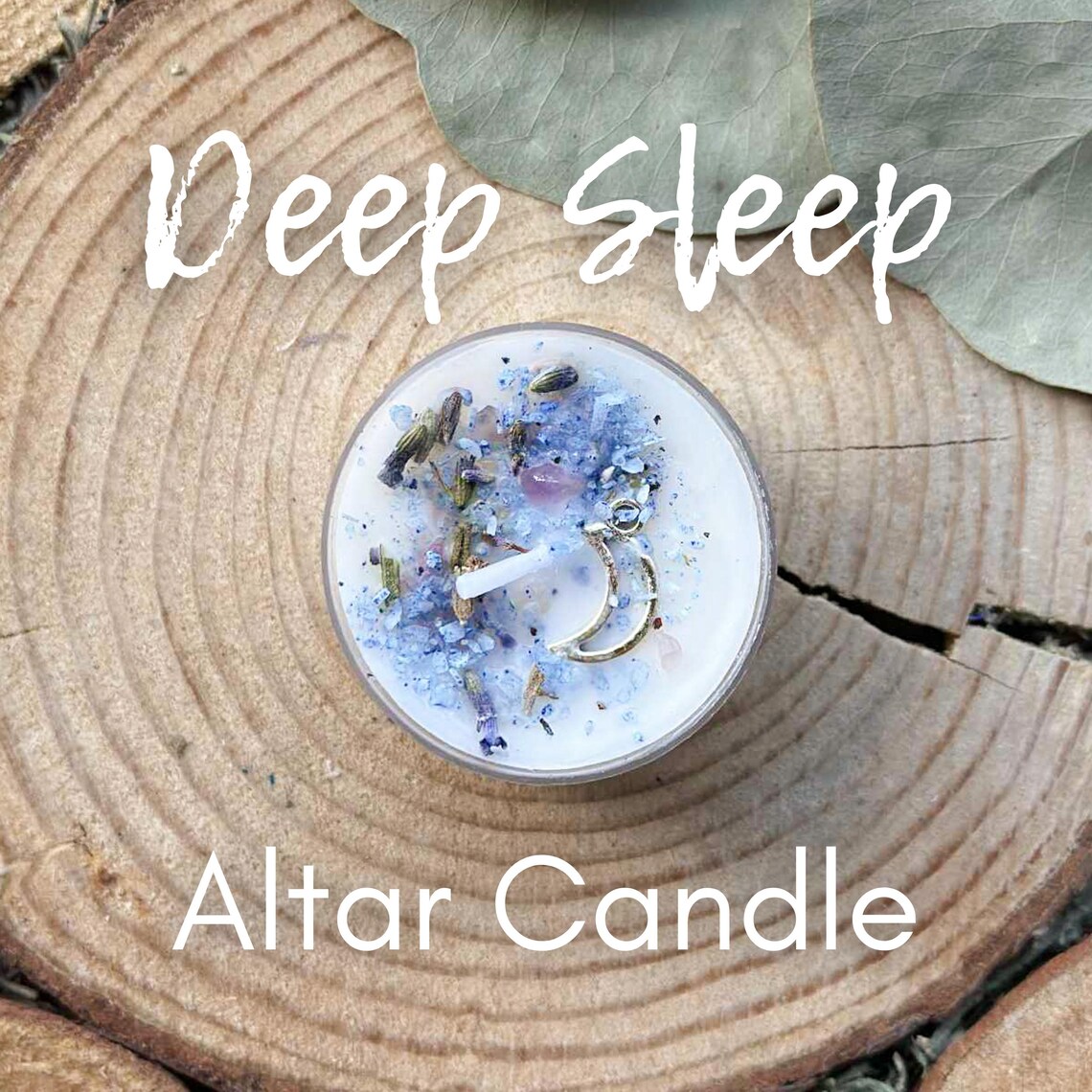 Deep Sleep Altar Candle | Sustainable Palm Wax Candle - Etsy
