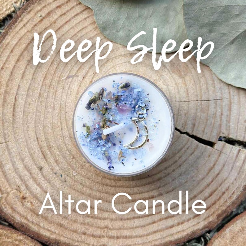 Deep Sleep Altar Candle | Sustainable Palm Wax Candle - Etsy