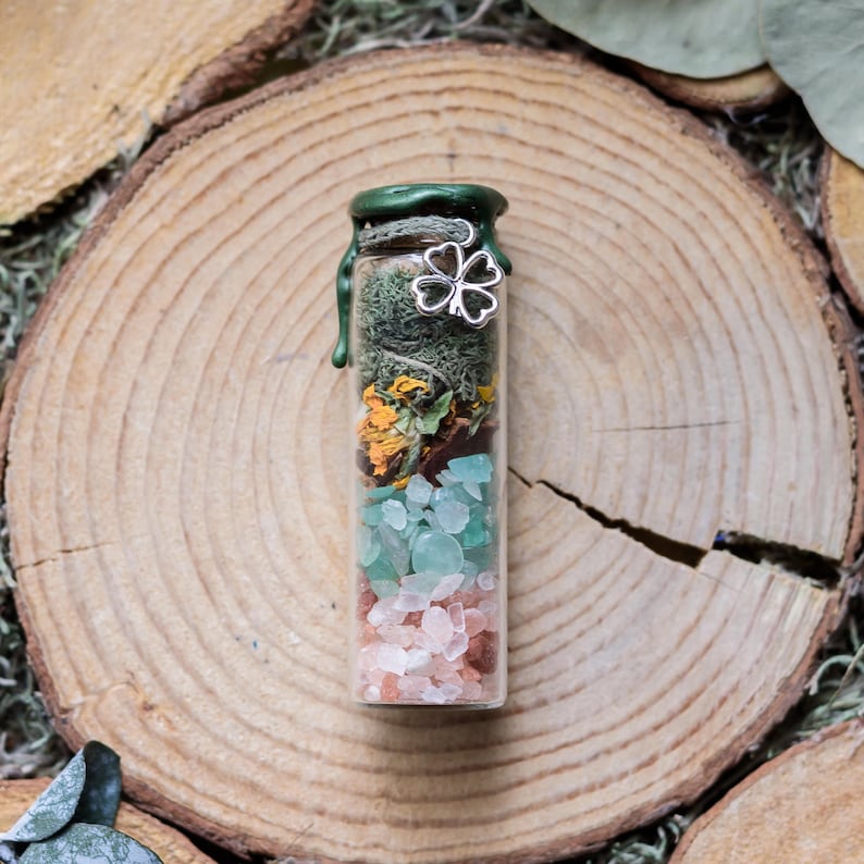 Luck + Prosperity Spell Jar / Intention Bottle: Wealth, Abundance - Etsy