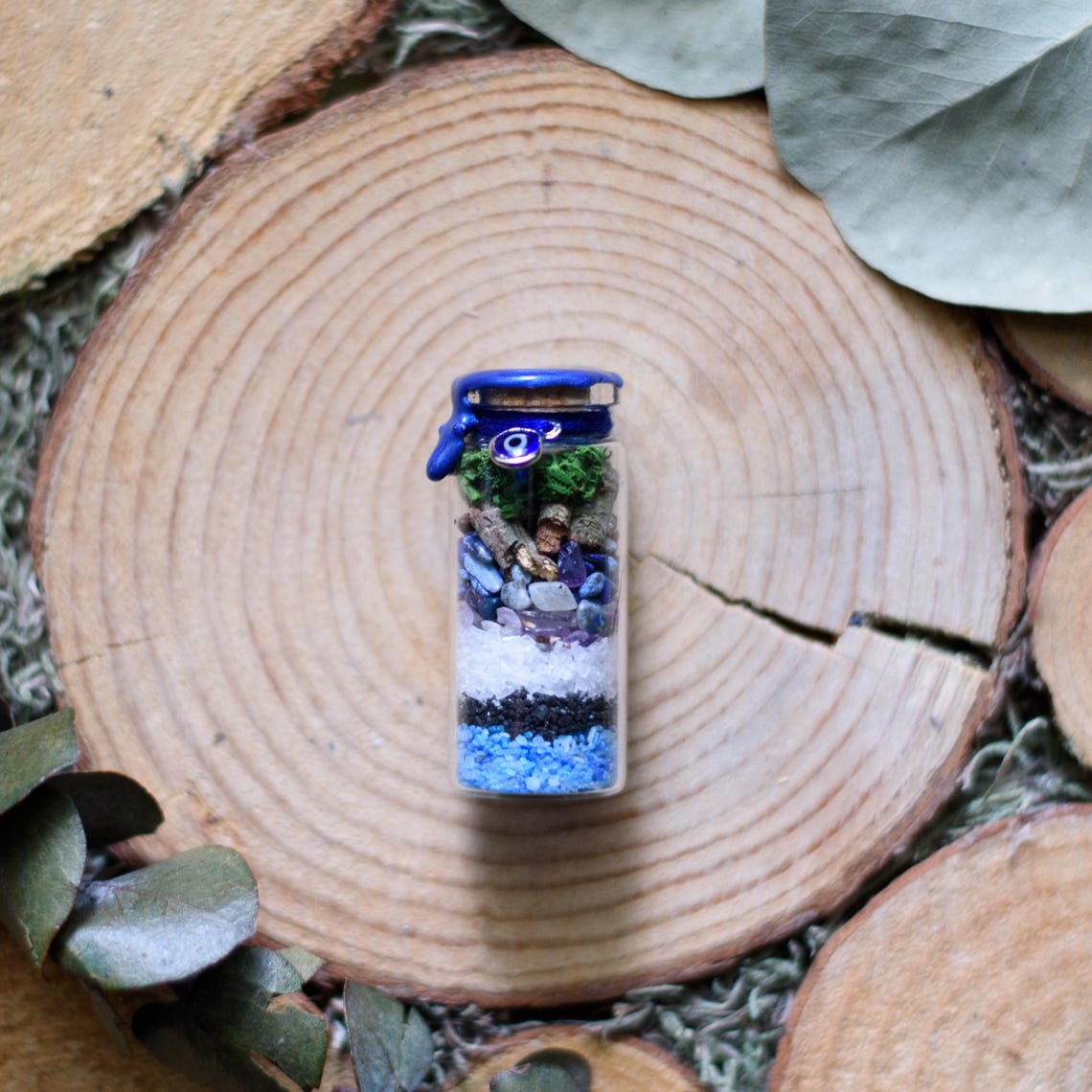 Evil Eye Protection Spell Jar | Guardian Bottle | Intention Jar: DIY ...