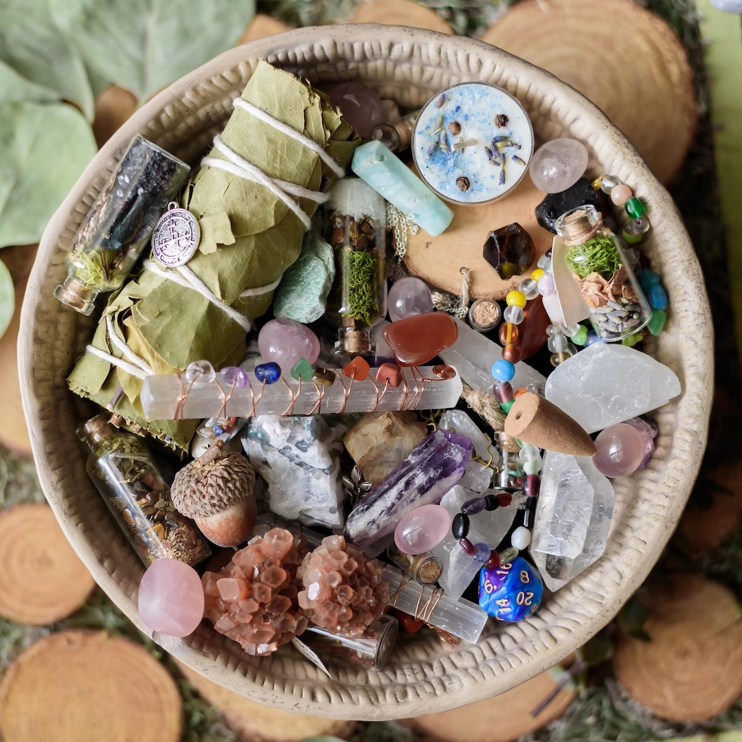 Witch Confetti | Crystal Confetti Scoop | Ren Faire Trinkets | Stones ...