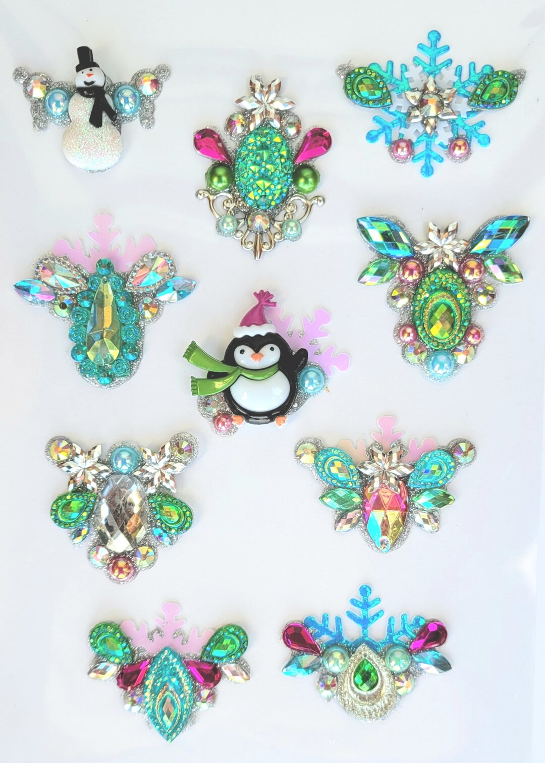 Frozen Frolic Christmas Facepaint Bling - Etsy