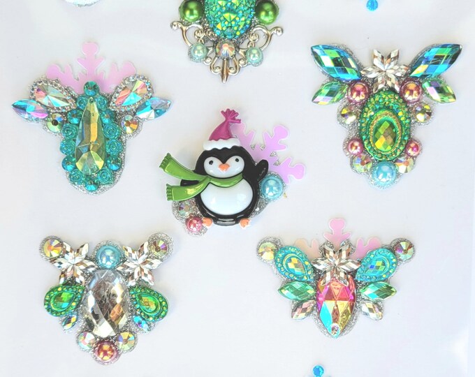 Frozen Frolic Christmas Facepaint Bling - Etsy