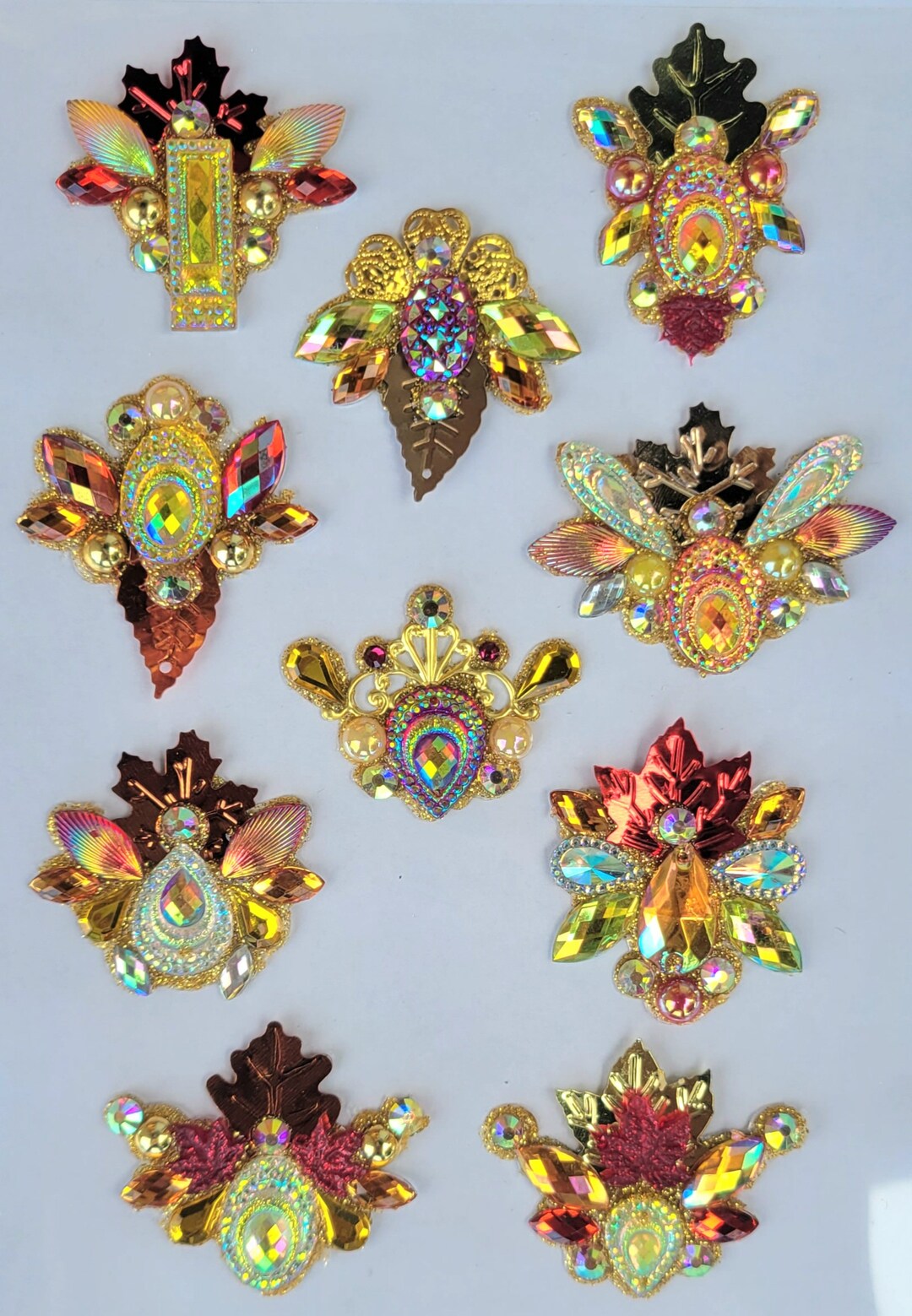 Autumn Facepaint Bling Sheet - Etsy