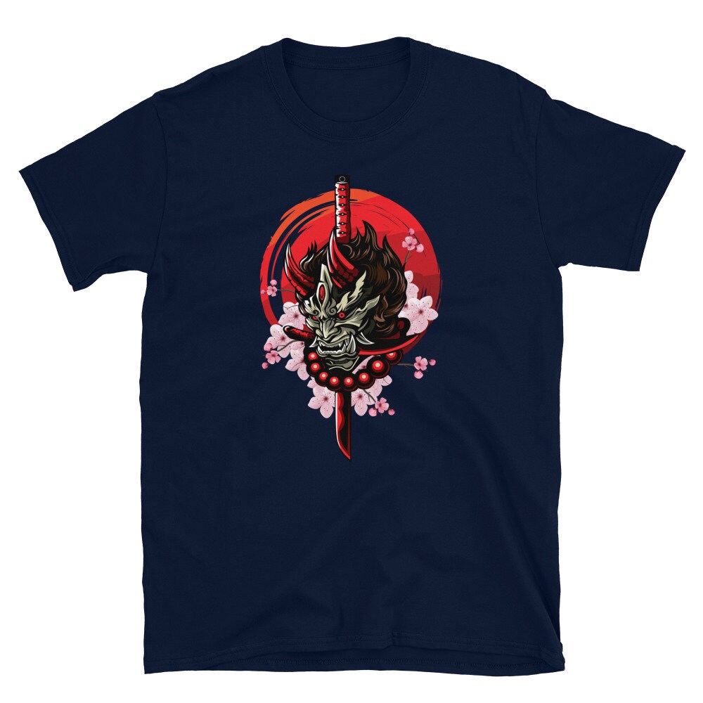 Camisa japonesa samurai oni demoníaca espada japonesa samurai - Etsy España