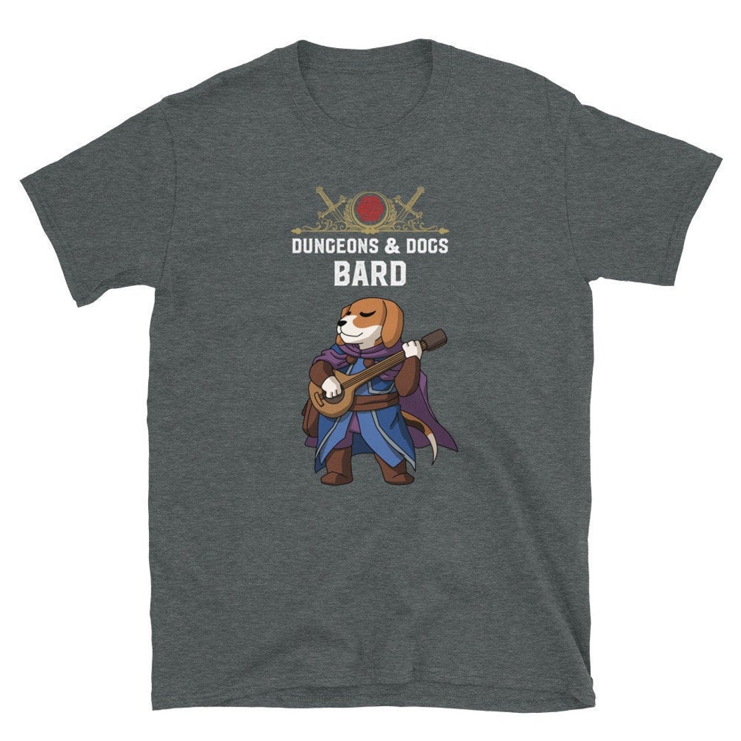 Dungeons and Dogs T-shirt, Beagle Dog Bard, DND Inspired D&D Gift ...