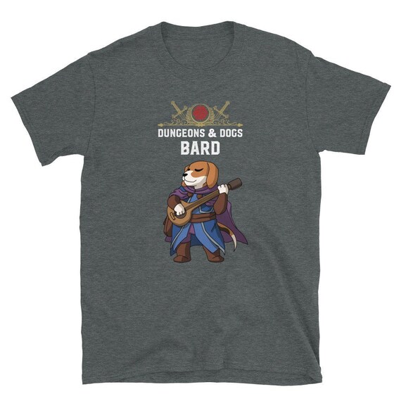 Dungeons and Dogs T-shirt Beagle Dog Bard DND Inspired D&D | Etsy