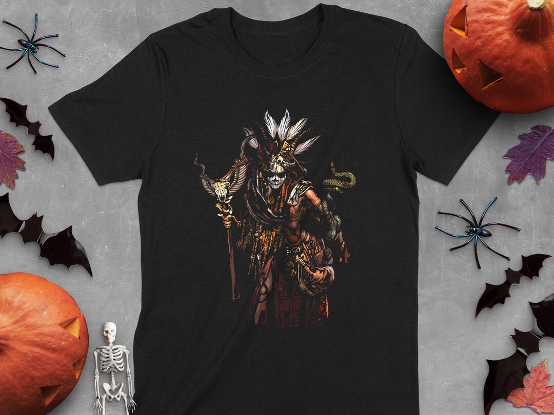 Witchcraft Voodoo Occult T-shirt, Dark Art Mythology Tee, Halloween ...