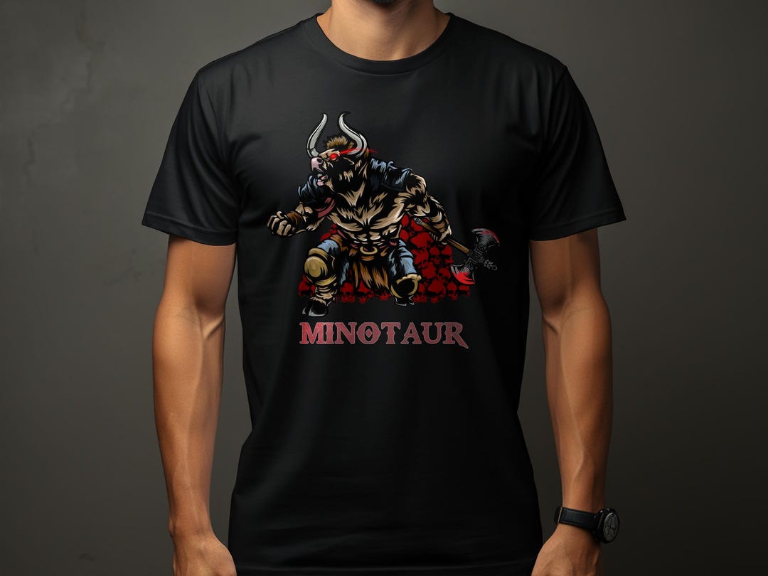 Minotaur T-shirt, Greek Mythology Shirt, Ancient Greek Religion Tee ...