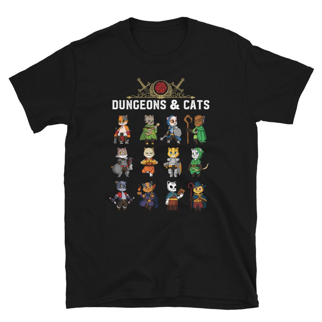 Dungeons and Cats, Roll Fur Initiative, DND Cats, Cat Lovers Gift ...