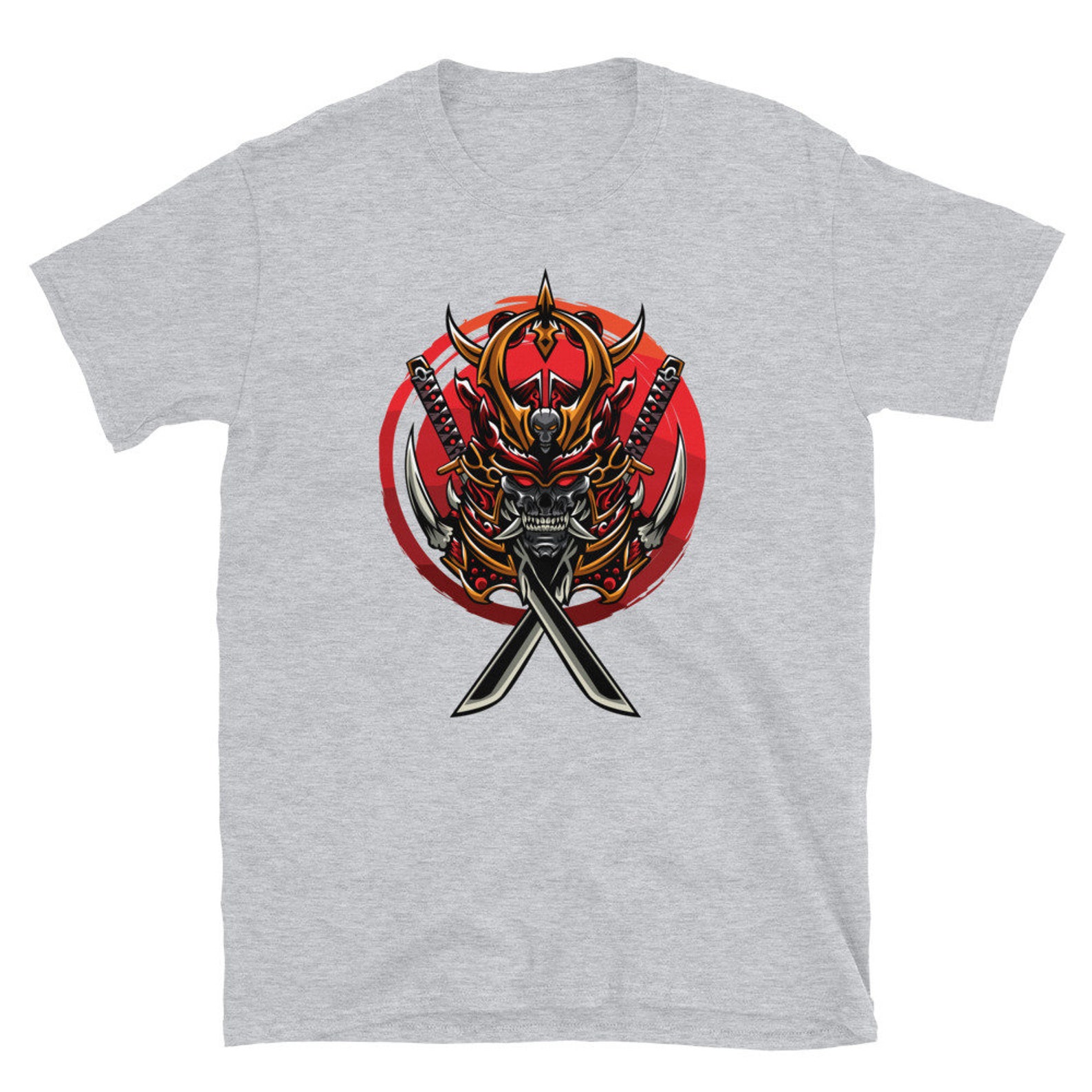 Camisa japonesa samurai oni demoníaca espada japonesa samurai - Etsy España