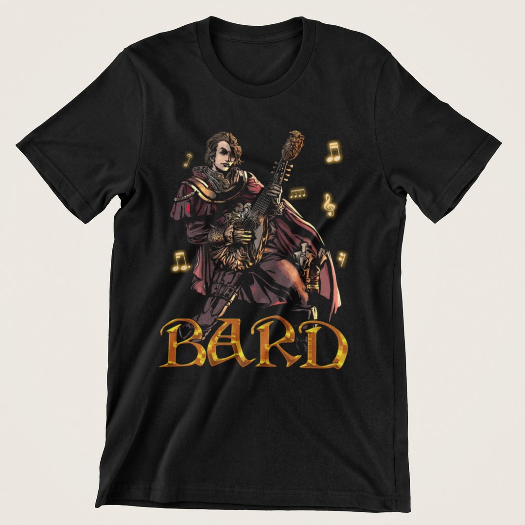 Elven Bard Dungeons Fantasy Shirt / Dnd Roleplaying Tabletop Gaming ...
