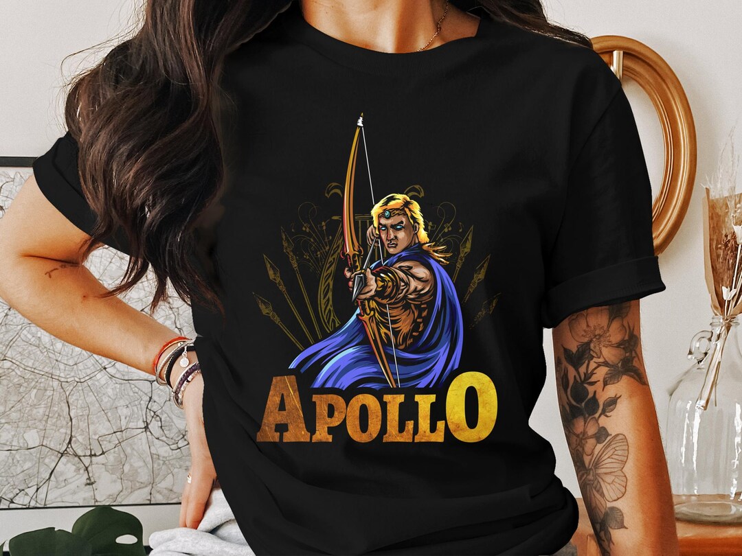 Apollo Greek God T-shirt, Ancient Greek Mythology Tee, Greek Religion ...