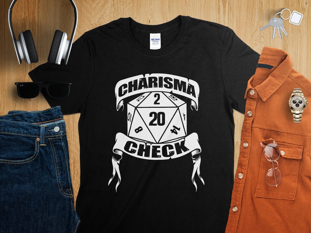 Buy Charisma Check D20 Critical Natural 20 Dungeons Tabletop RPG ...