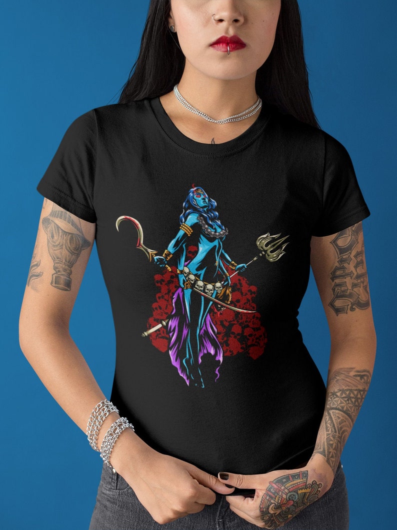 Kali Goddess of Death India Ancient Hindu Mythology Spiritual - Etsy
