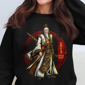 Ancient Chinese God Jiang Ziya T-shirt, Mythology Warrior Art Tee, China Folklore Deity Apparel ...