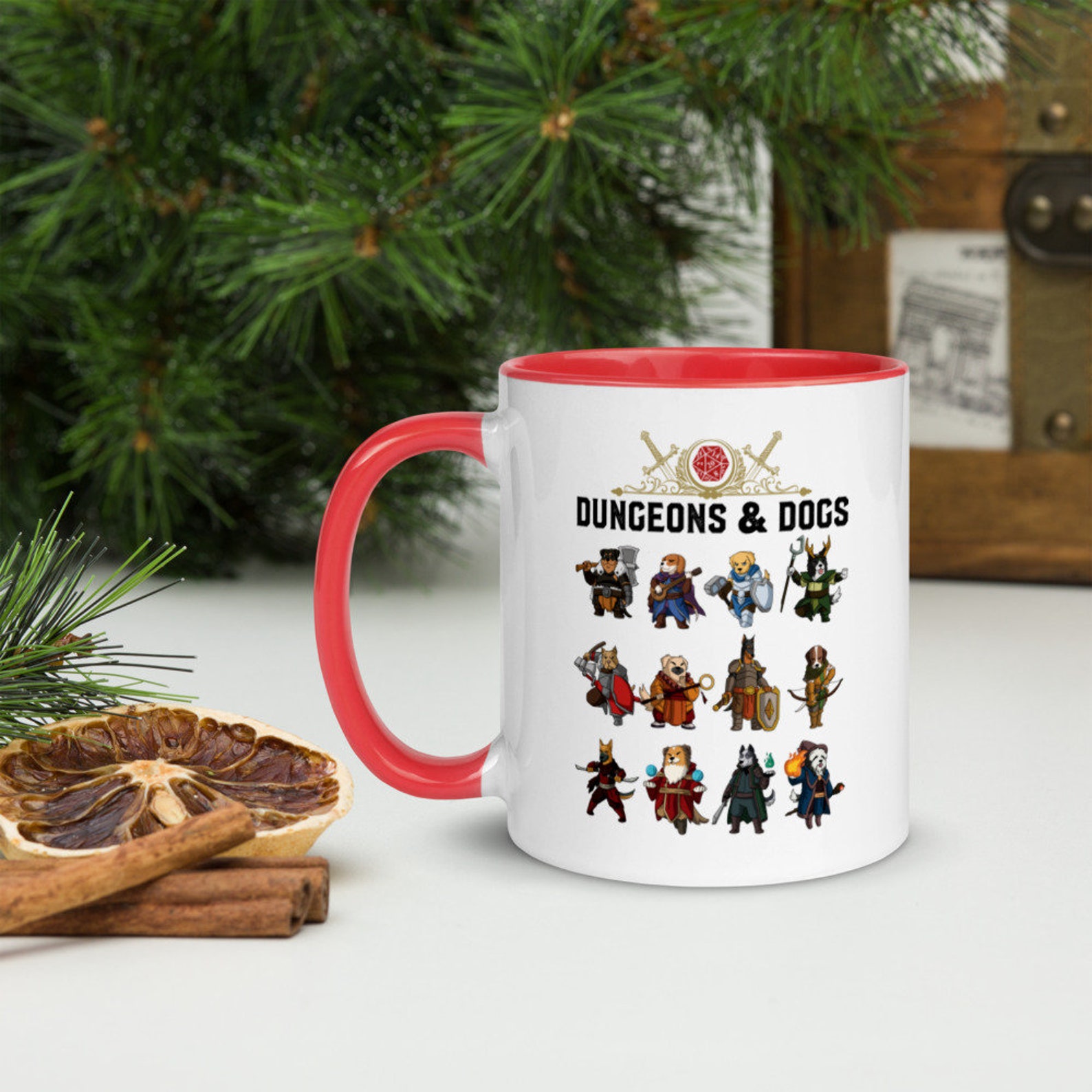Dungeons and Dogs Mug DND Inspired Gift D&D Mug Dungeon - Etsy