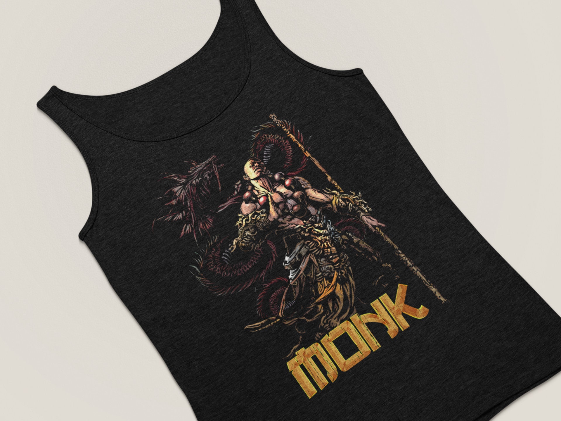 Monk Dnd Fantasy Class D20 Dungeons RPG Tabletop Roleplaying | Etsy