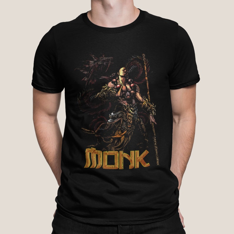 Monk Dnd Fantasy Class D20 Dungeons RPG Tabletop Roleplaying - Etsy
