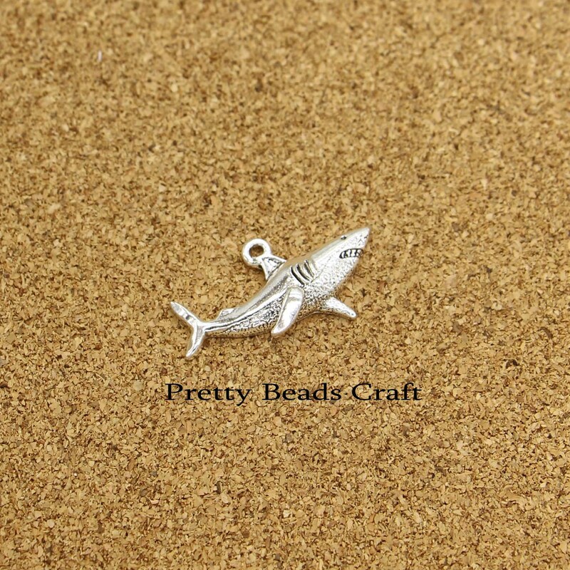 Shark Charm - Etsy