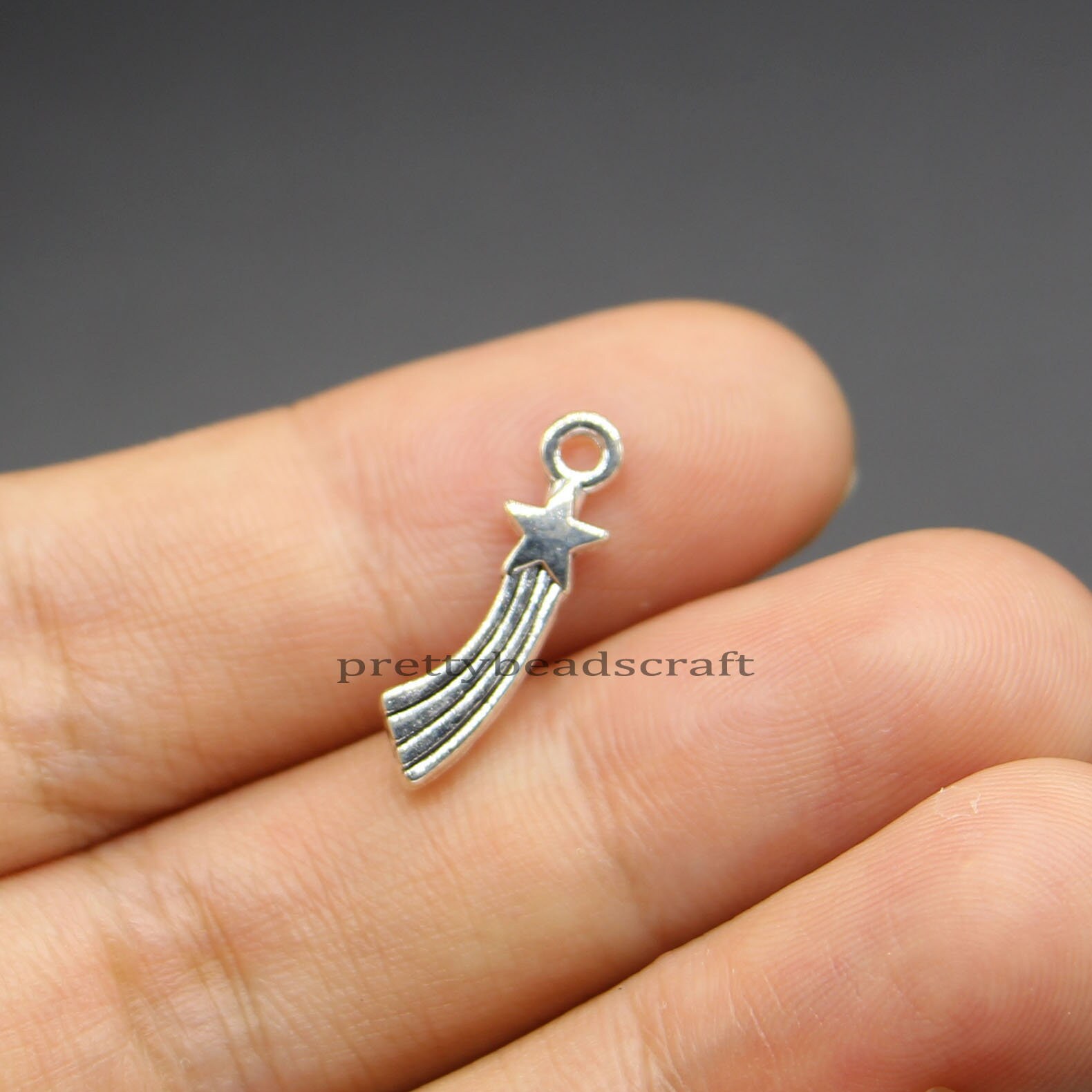 50 Shootting Star Charm Celestial Fantasy Night Sky Charm Bulk - Etsy