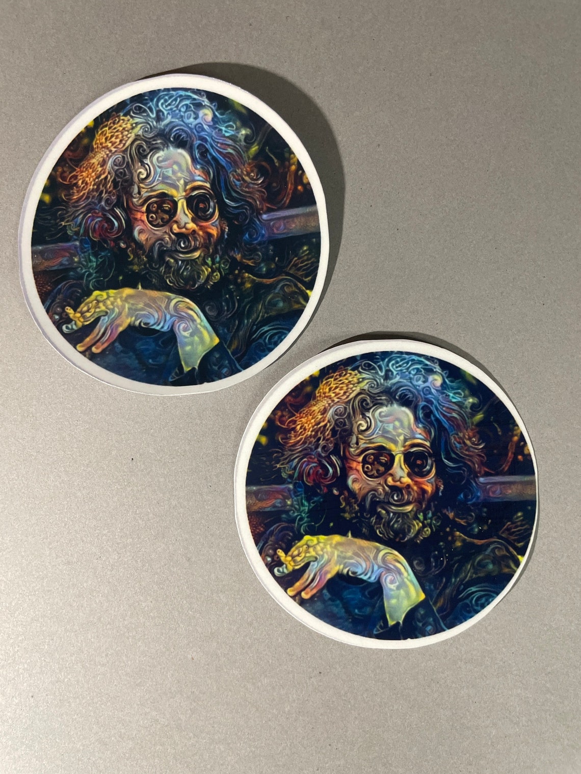 Jerry Garcia Vinyl Sticker Decal | Etsy