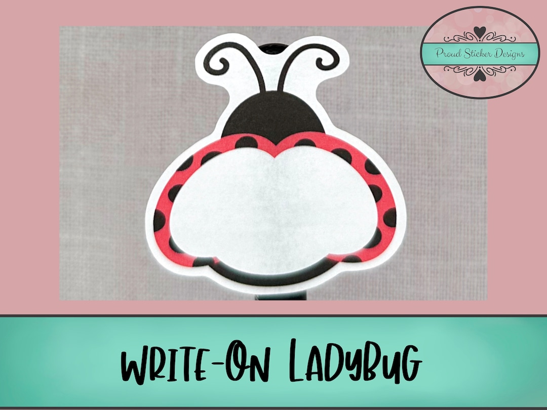 Write-on Ladybugs and Date Covers - Etsy