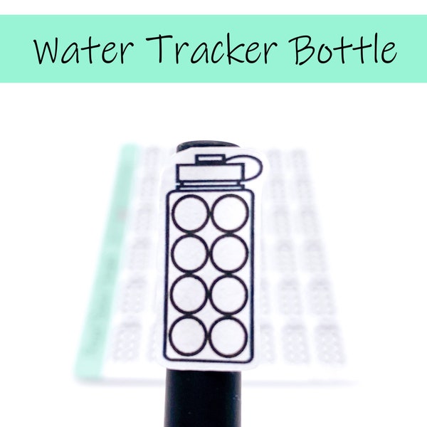 Water Bottle Tracker Decal - Etsy
