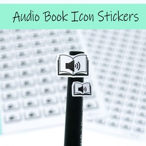 Audio Book Icon Stickers - Etsy