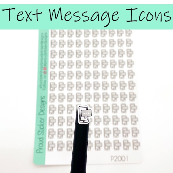 Text Message Sticker - Etsy