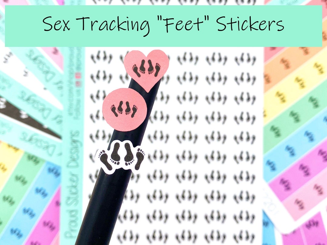 Sex Tracking "feet" Stickers - Etsy
