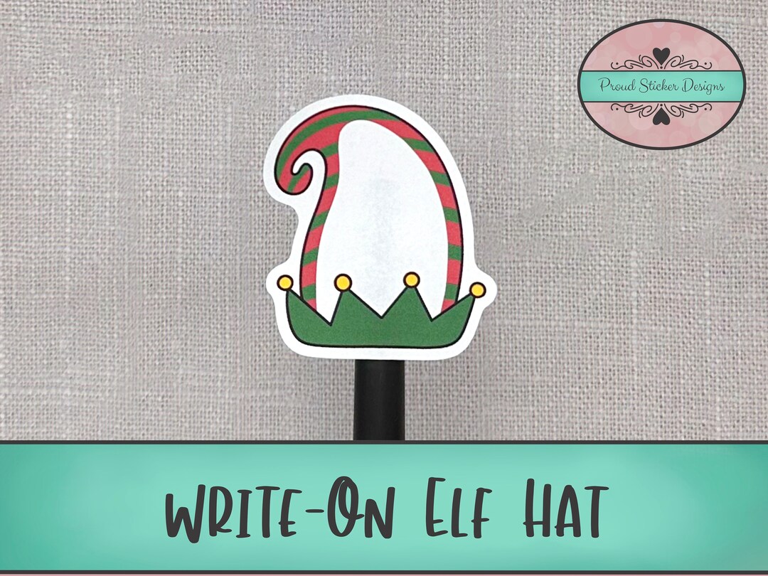 Write-on Elf Hat - Etsy