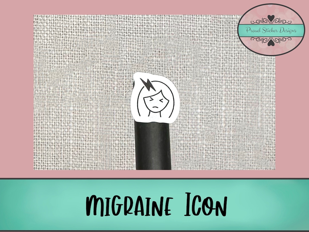 Brain | Headache | Idea Icon Stickers - Etsy