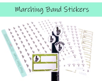 Marching Band Stickers - Etsy