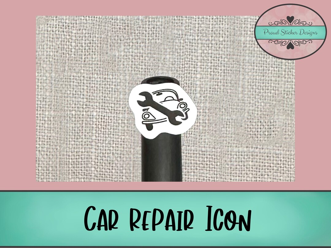 Car Repair Icon Stickers - Etsy