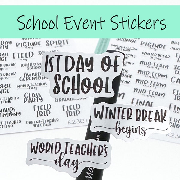 Event Stickers - Etsy